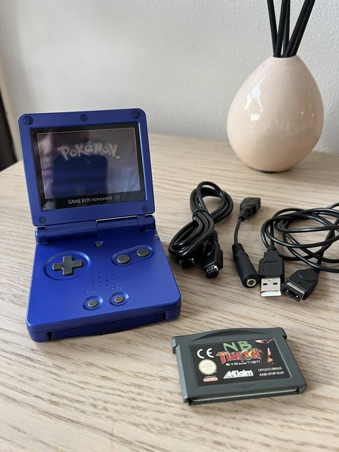 NINTENDO GAME BOY Advance SP Bundle Pokemon and Cables $220.00 ...