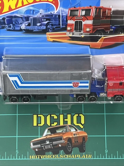 2024 HOT WHEELS 🔥 TRANSFORMERS TRACK FLEET 🔥 Optimus Prime Semi Rig W ...
