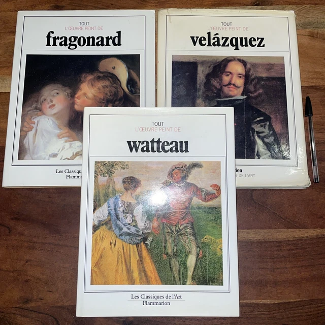 TOUT L'OEUVRE PEINT -Watteau -Velasquez-Fragonard - Flammarion EUR 14 ...