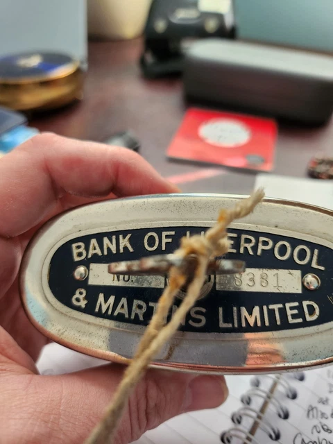 MARTINS BANK LIVERPOOL Money Box/Savings Bank £18.00 - PicClick UK