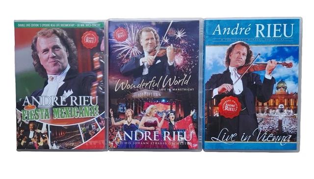 ANDRE RIEU DVD Bundle - Live Classical Music Concerts - 4 Disc DVD Set ...