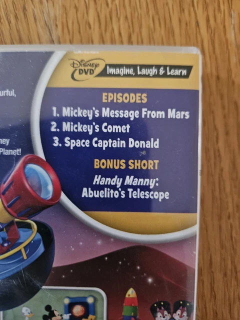 DISNEYS MICKEY MOUSE Clubhouse Mickey's Message From Mars Dvd Disney £ ...