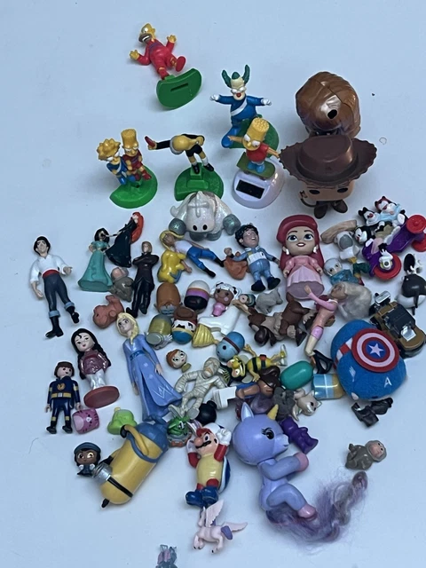 DISNEY CHARACTER Action Figures Bundle Cake Toppers Assorted Characters ...