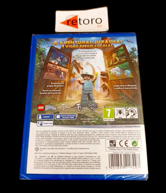LEGO JURASSIC WORLD Sony ps vita PSVita Pal-España PSV Nuevo NEW EUR 29 ...