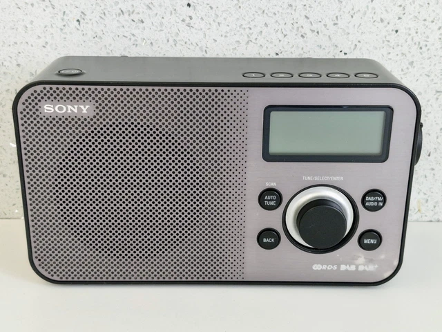 SONY XDR-S60DBP PORTABLE Digital Radio DAB/DAB+ FM. Mains/Battery ...