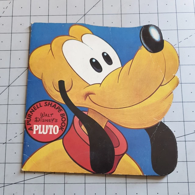 PLUTO WALT DISNEY Purnell Shape Book 1973 Childrens Paperback £22.50 ...