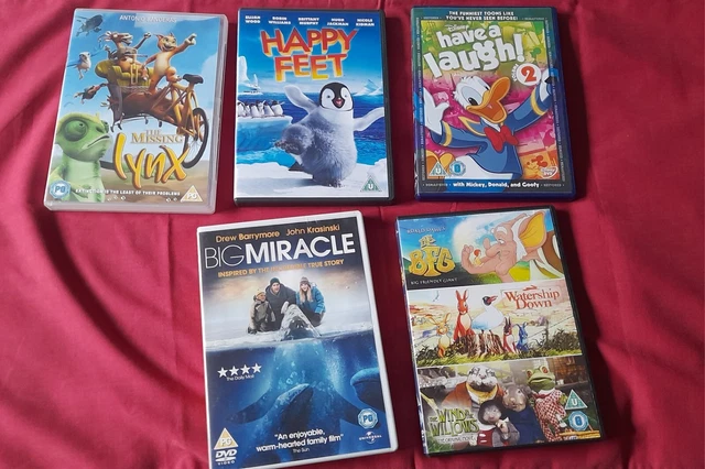 DISNEY, DREAMWORKS, UNIVERSAL, 20TH CENTURY FOX BUNDLE X 11 - DVDs, EX ...