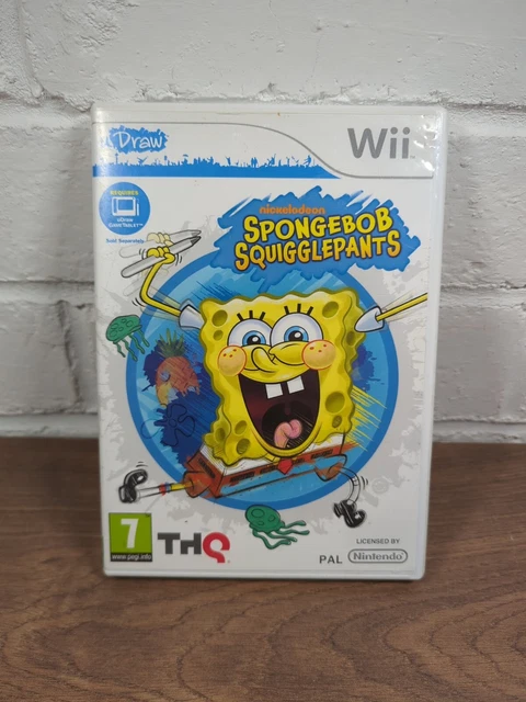 NINTENDO WII - SpongeBob Squigglepants - UDraw Compatible - Complete ...