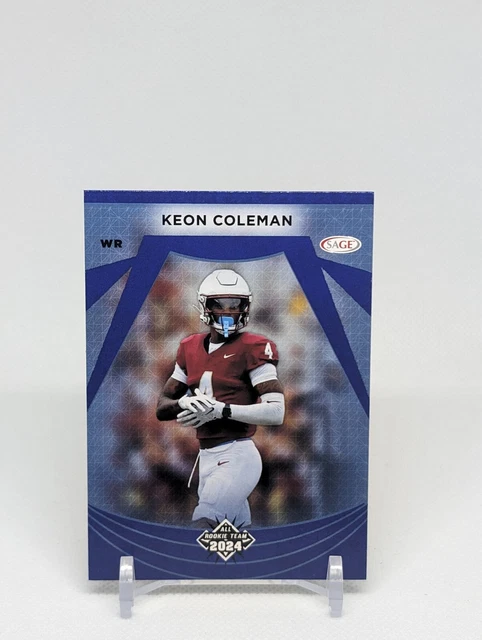 2024 SAGE KEON Coleman - Nuovo Di Zecca?!-Raro Blu All Rookie Team ...