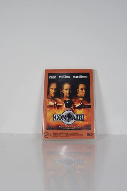 CON AIR DVD Region 4 Nicolas Cage John Cusack John Malkovich Simon West ...