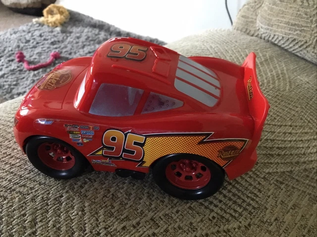 DISNEY PIXAR CARS, 8” Mattel Lightning McQueen Car With Sounds Rare £12 ...