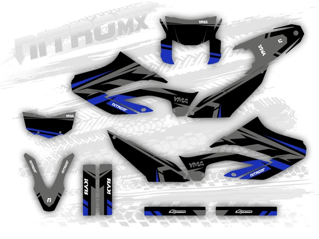GRAFIK SET PASSEND Yamaha WR 125X 2009 2010 2011 2012 2013 2014 2015 ...