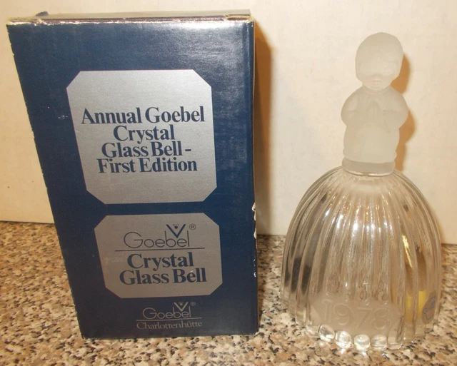 VINTAGE===GOEBEL CRYSTAL GLASS Bell===First Edition===Original Box ...