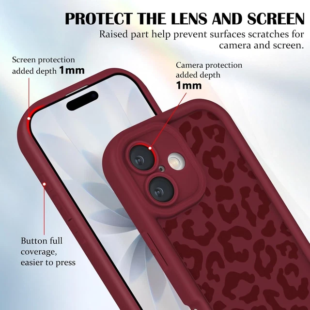 NEWSEEGO CASE FOR iPhone 17, Aesthetic Leopard Print Pattern Design for ...