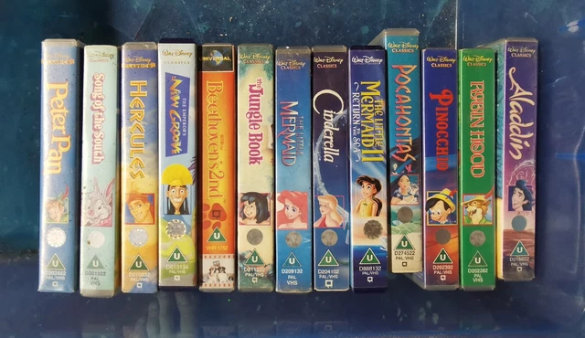 WALT DISNEY CLASSICS VHS x 13 Videos Collection Films Movies Joblot PAL ...