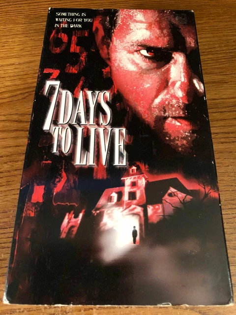 7 DAYS TO Live VHS VCR Video Tape Movie Sean Pertwee, Amanda Plummer ...