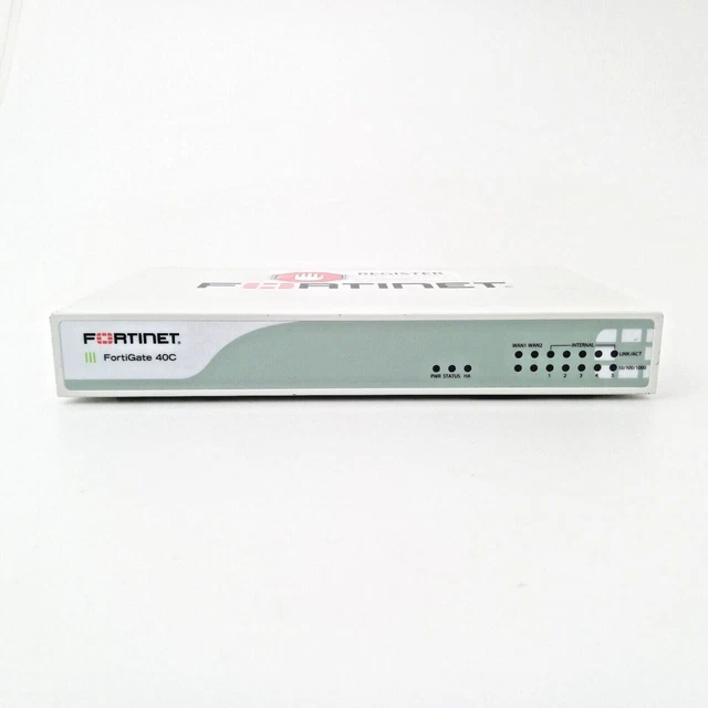 FORTINET FORTIGATE 40C Firewall Security Appliance (FG-40C) - No PSU £ ...