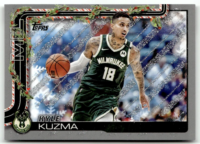 TOPPS NBA FLAGSHIP Holiday 2025 No. H45 Kyle Kuzma Plata Brillante EUR ...