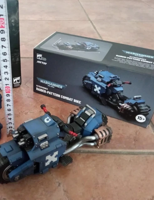 JOY TOY WARHAMMER 40k 1/18 Ultramarines Intercessors Outrider unpacked ...