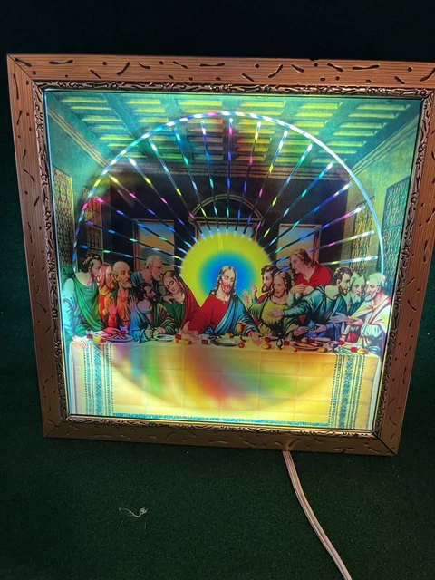 VINTAGE MOTION LAMP Moving Picture Light Wall Display Psychodelic Last ...