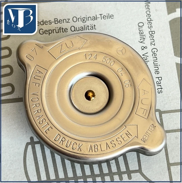 ORIGINAL MERCEDES-BENZ RADIATOR Cap Lid R107 R170 W124 W126 W140 W201 ...