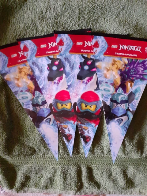 4 LEGO NINJAGO Serie 7 Wimpel aus Papier. 28 cm lang NEU EUR 1,00 ...