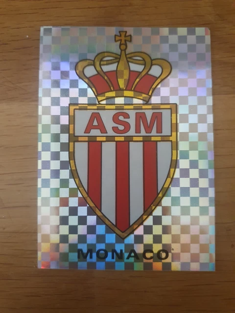 N°234 ASM MONACO Les Monegasques Ecusson Badge vignette Panini football ...