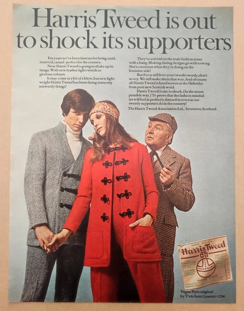 HARRIS TWEED ORIGINAL UK Press Advert 1970 £5.91 - PicClick UK