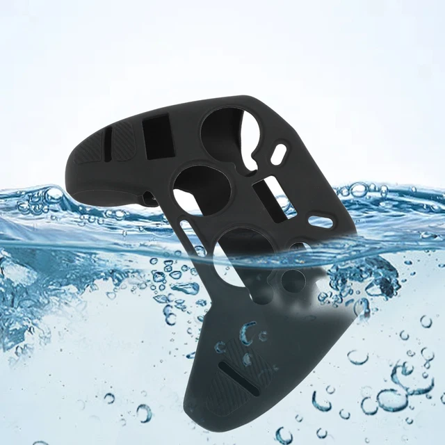 FOR FLYDIGI APEX 4 Silicone Case Black Shock Absorbing & Scratch ...