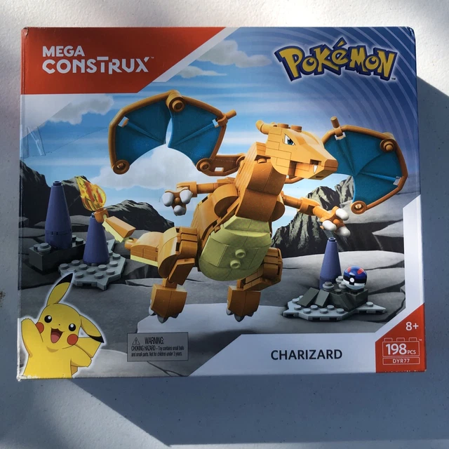 MEGA CONSTRUX POKÉMON Charizard Building Block Set Complete With Manual ...