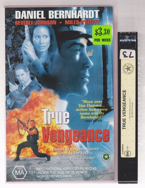 RARE VHS VIDEO Tape TRUE VENGEANCE Ex-Rental Big Box Network ...