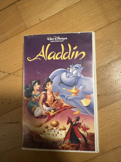 ALADDIN | WALT Disneys Meisterwerk 1662 | VHS mit Hologramm | PAL 400 ...
