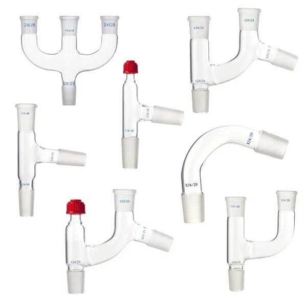 GLASS DISTILLATION WITH Standard Joints Adapter Chemistry Labware ...