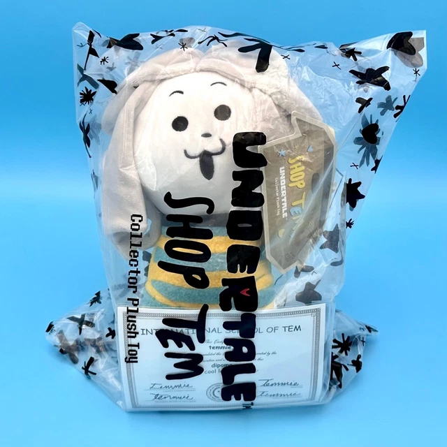 UNDERTALE TEMMIE TEM Shop Plüschfigur 10 Zoll offizielles Plüschtier ...