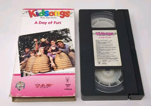 KIDSONGS A DAY of Fun 1991 VHS Cassette Tape Kids Children Songs Music ...