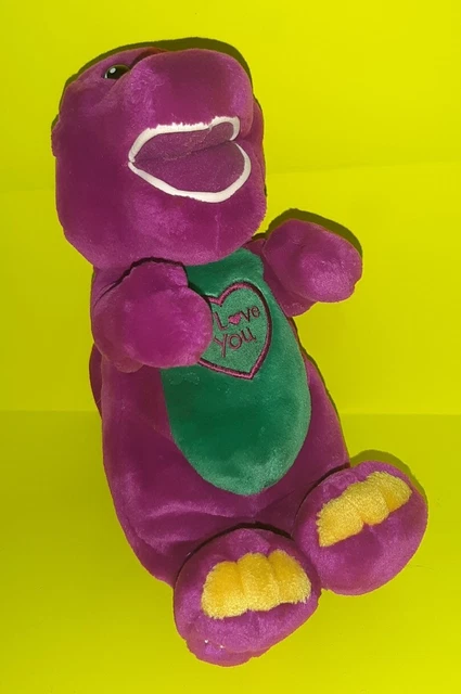 BARNEY DIE DINOSAURIER Parlante Plüsch 25Cm. Talking Purple Plush ...