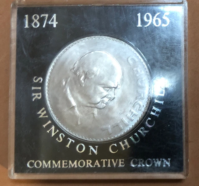 1874 - 1965 Sir Winston Churchill Commemorative Crown Coin $1.39 ...