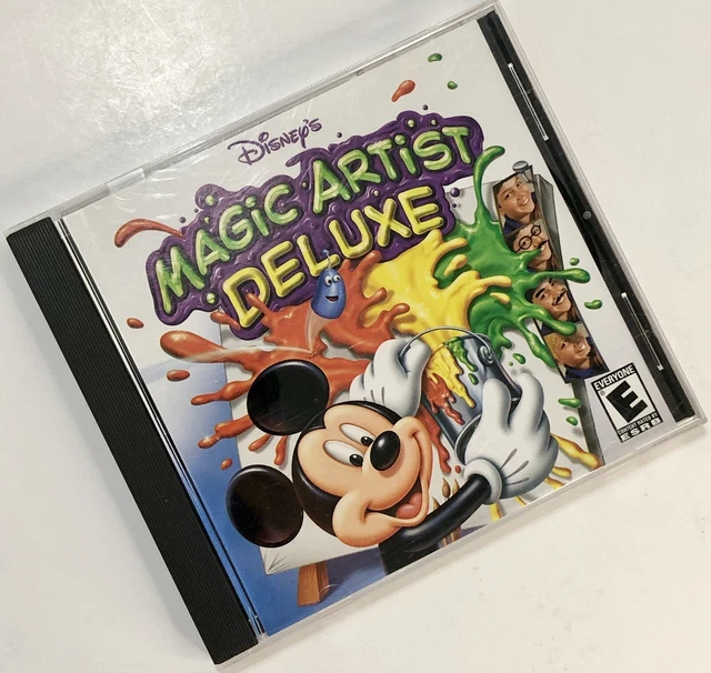 DISNEY’S MAGIC ARTIST Deluxe PC Interactive Game Program 2001 Drawing ...