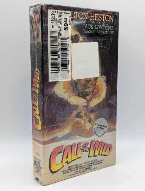 THE CALL OF the Wild VHS Tape New Sealed 1972 Charlton Heston Jack ...