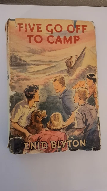 FIVE GO OFF To Camp. Ist Edition. Enid Blyton. August 1948. With Dust ...