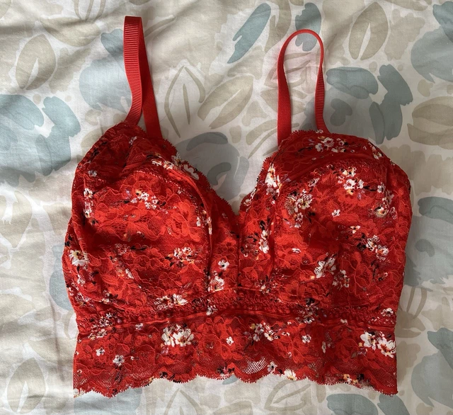 M&S WOMEN'S BRA Bralette Size 12 Flame Red £2.75 - PicClick UK