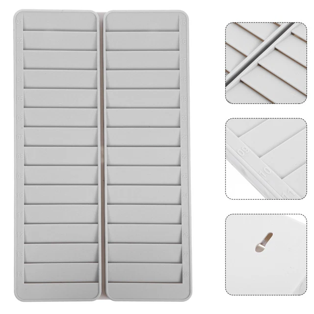 ID CARD RACK Wall Mounted Holder Attendance Storage Hotel Room Cards ...