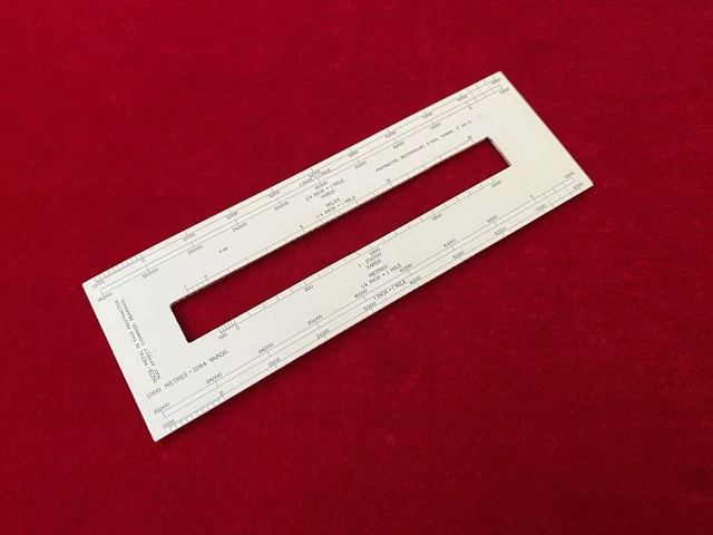 WW2 BRITISH ARMY Protractor Rectangular 6 Inch - W10/VC 1380 - Rare ...