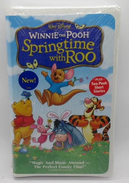 DISNEY - WINNIE The Pooh: Springtime With Roo Animated Vhs Video Egg ...