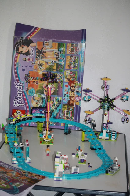 LEGO FRIENDS GROSSER Freizeitpark 41130 Achterbahn mit Bauanleitung £64 ...