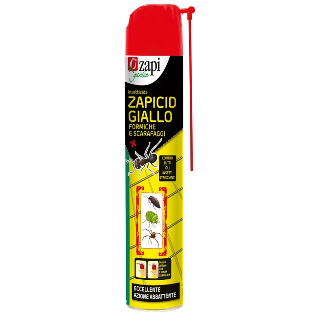 ZAPI INSETTICIDA SPRAY FORMICHE SCARAFAGGI BLATTE - Zapicid Giallo 500 ...