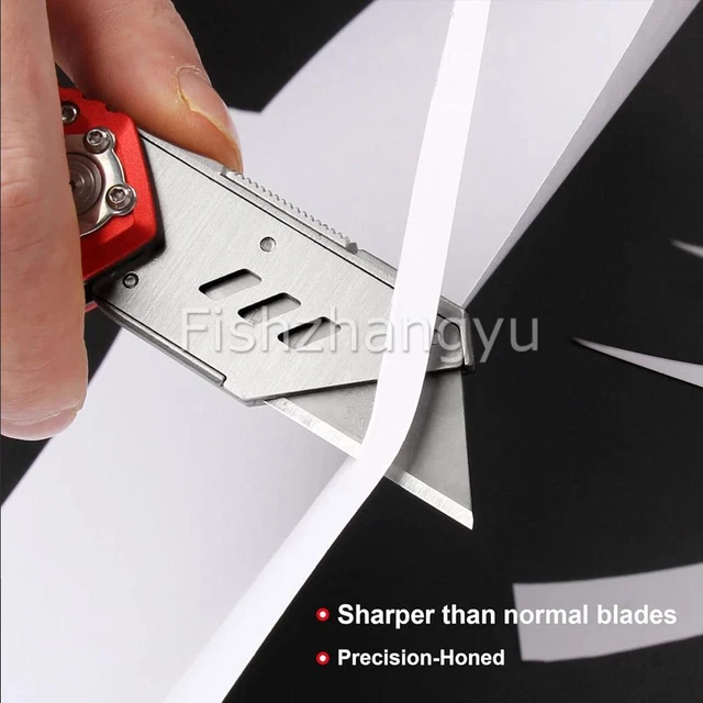 100PK UTILITY KNIFE Blades Narrow Snap Off Retractable Cutter Blade ...