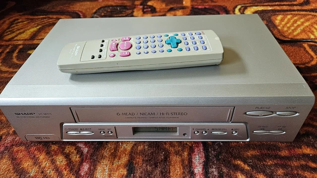 SHARP VC-MH75 VCR VHS Tape Video Cassette Player Recorder. PAL/NTSC ...