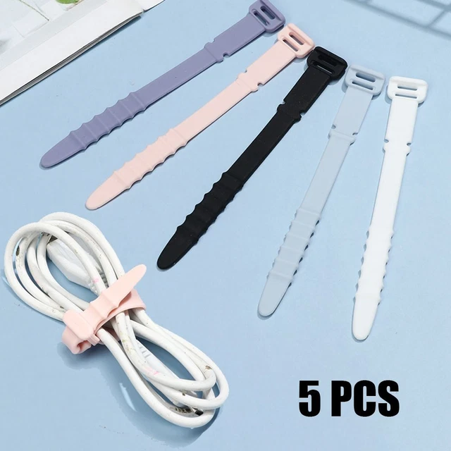 HOLDER CORD CLIP Earphone Cable Ptotector Fishbone Cable Winder USB ...