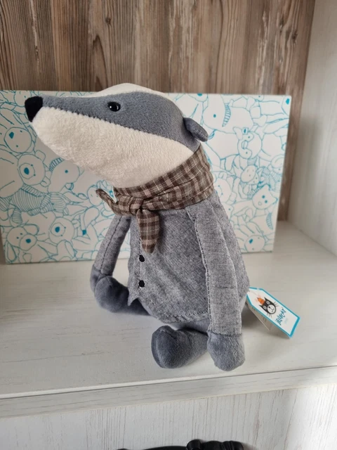 JELLYCAT RETIRED RIVERSIDE Rambler Badger New With Tags ! £63.12 ...